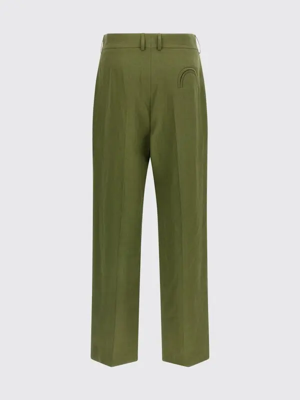 BLAZÉ MILANO Linen Straight Pants - Green
