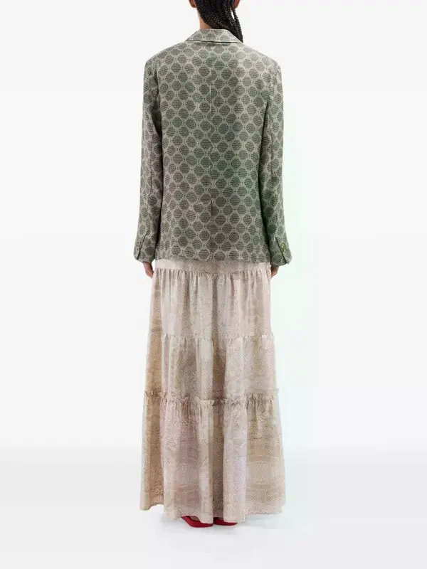 PIERRE-LOUIS MASCIA Geometric-pattern Blazer