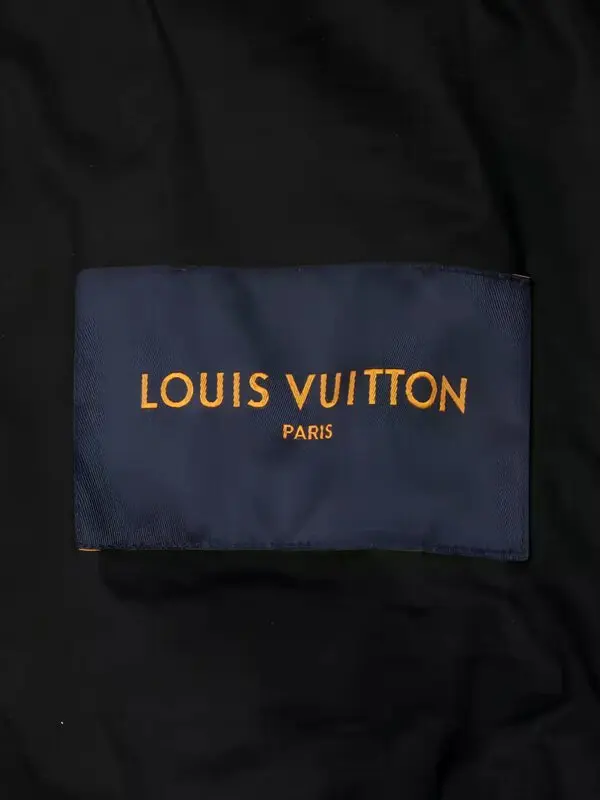 LOUIS VUITTON Monogram Embossed Leather Jacket