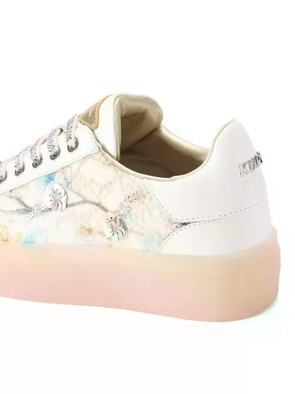 Kurt Geiger Crystal-embellished Sneakers