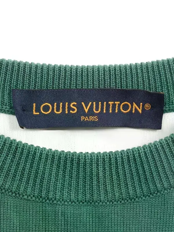 LOUIS VUITTON Monogram Knit Cotton Top