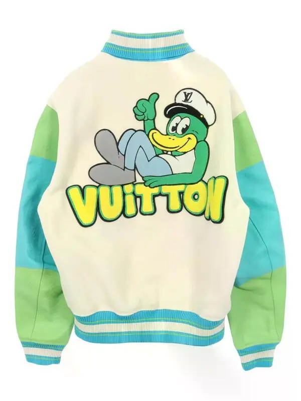 LOUIS VUITTON Duck-appliqué Varsity Jacket
