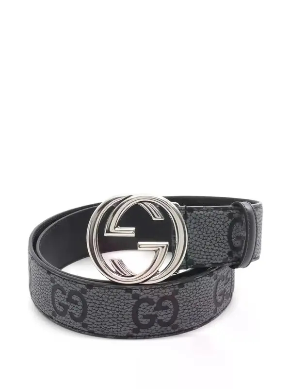 Gucci 2020s Interlocking G Leather Belt