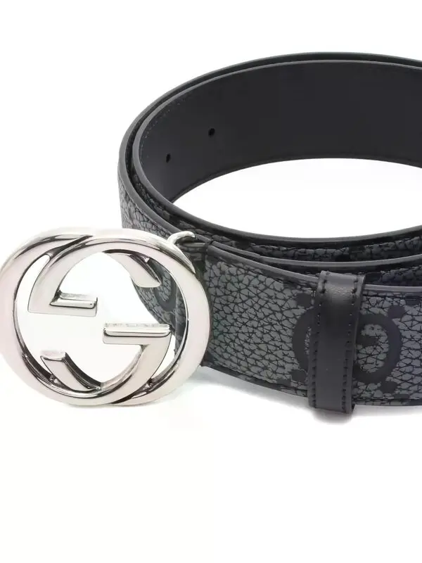 Gucci 2020s Interlocking G Leather Belt