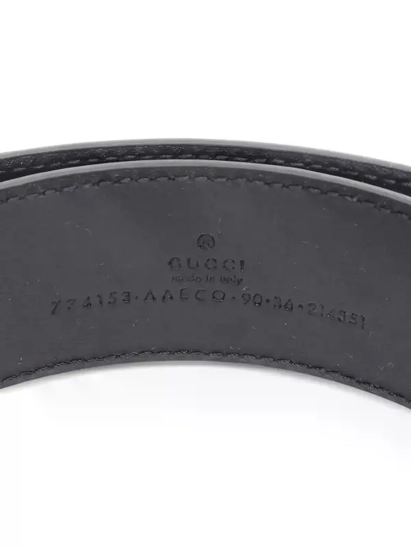 Gucci 2020s Interlocking G Leather Belt