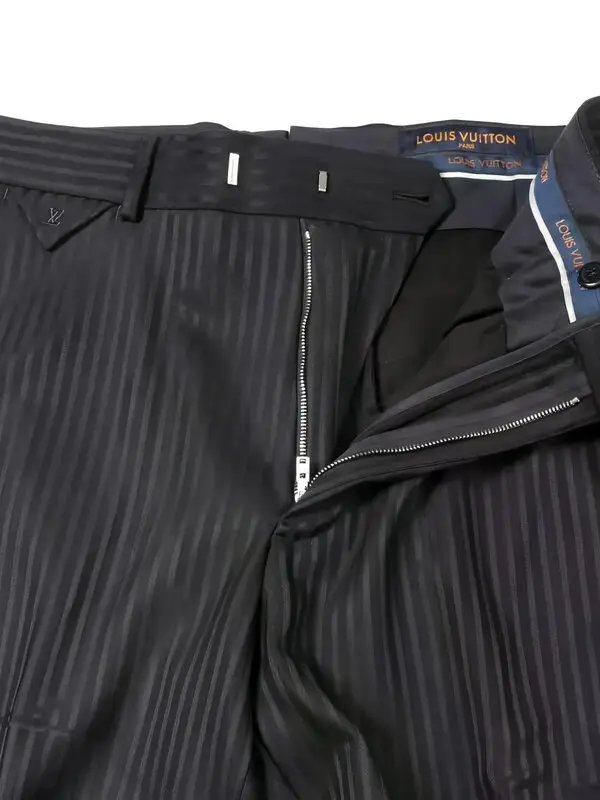 LOUIS VUITTON 2000s Stripe Single Breasted Suit