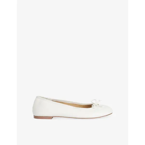 DUNE Leather Ballet Flats