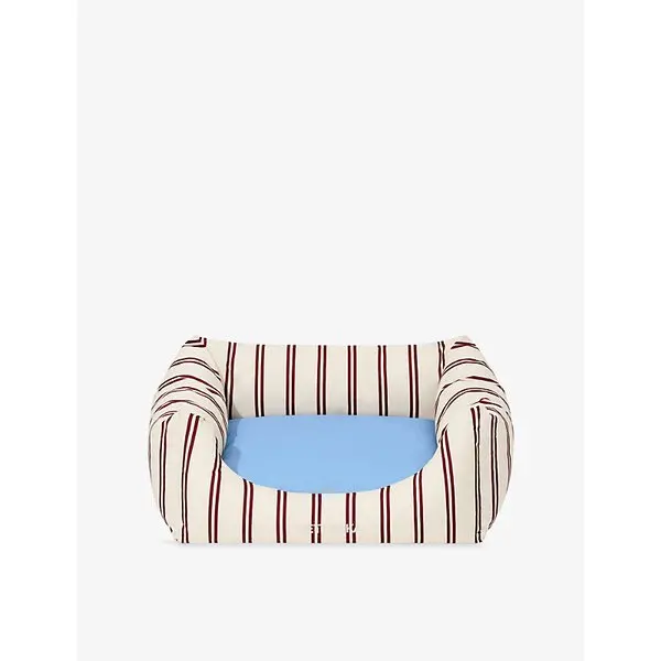 VETRESKA Mist And Merlot Striped Pet Sofa - One-color