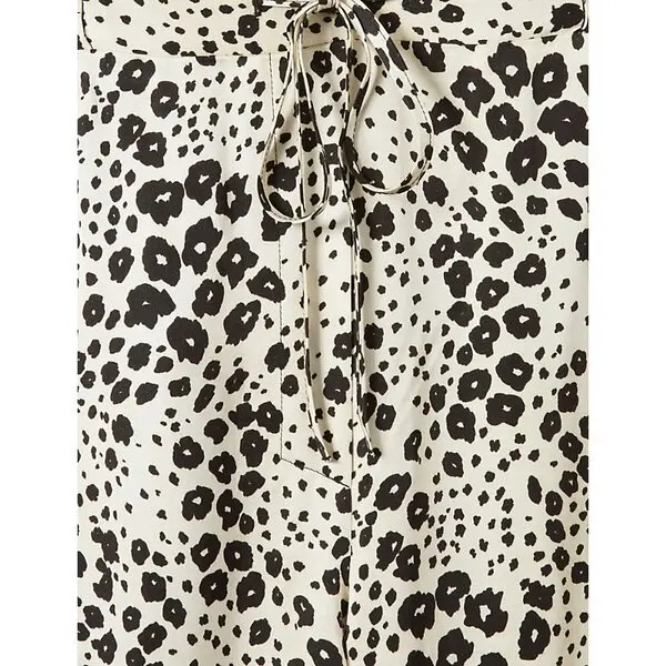 Claudie Pierlot Animal Print Satin Trousers