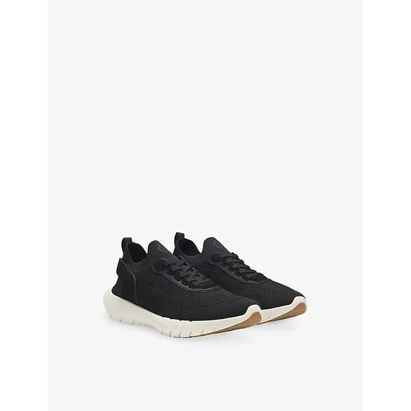 BOSS Knitted Lace-up Trainers - Black
