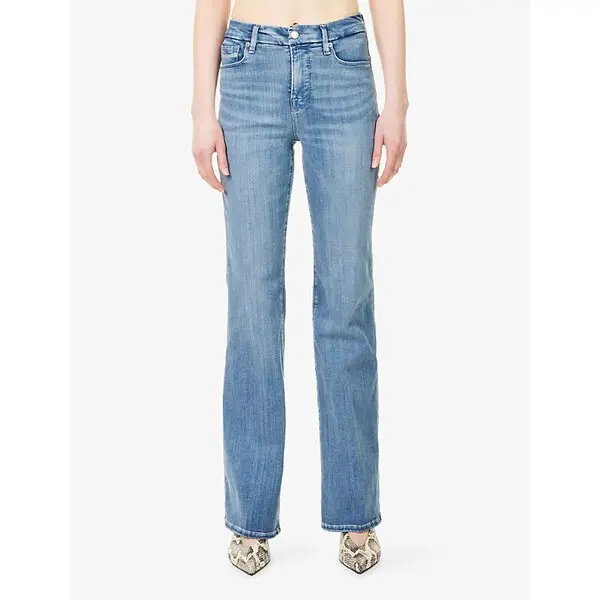 Good American Good Legs Flared Denim Jeans