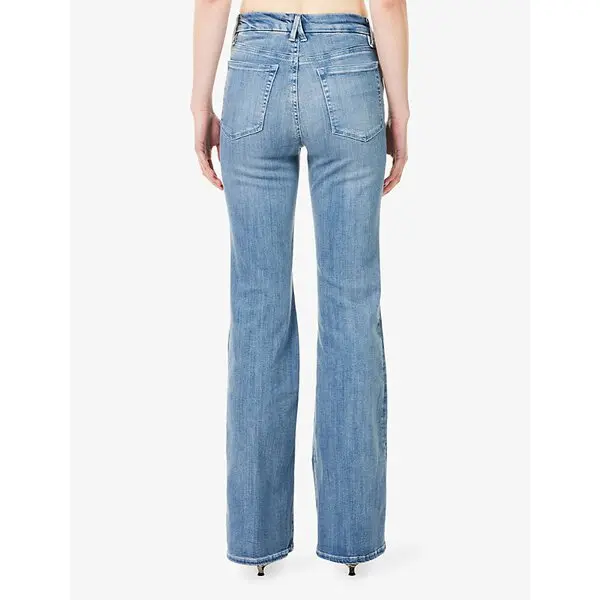 Good American Good Legs Flared Denim Jeans
