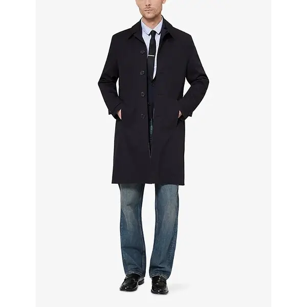 The Kooples Cotton Single-breasted Trench Coat