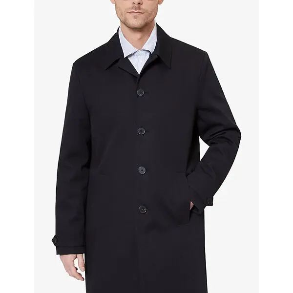 The Kooples Cotton Single-breasted Trench Coat