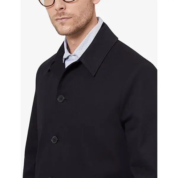 The Kooples Cotton Single-breasted Trench Coat