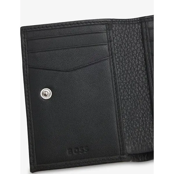BOSS Zipped 6-slot Leather Wallet