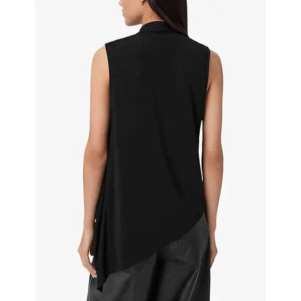 ALLSAINTS Adaline Wrap-neck Top