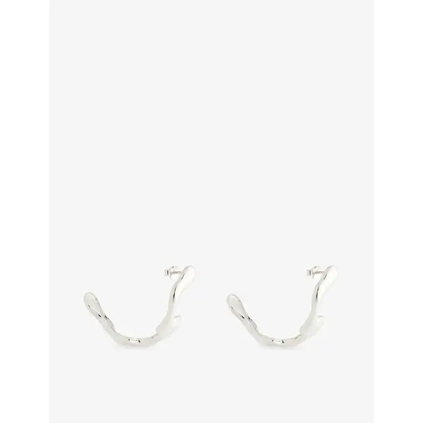 STEFF ELEOFF Drip 925 Sterling Hoop Earrings