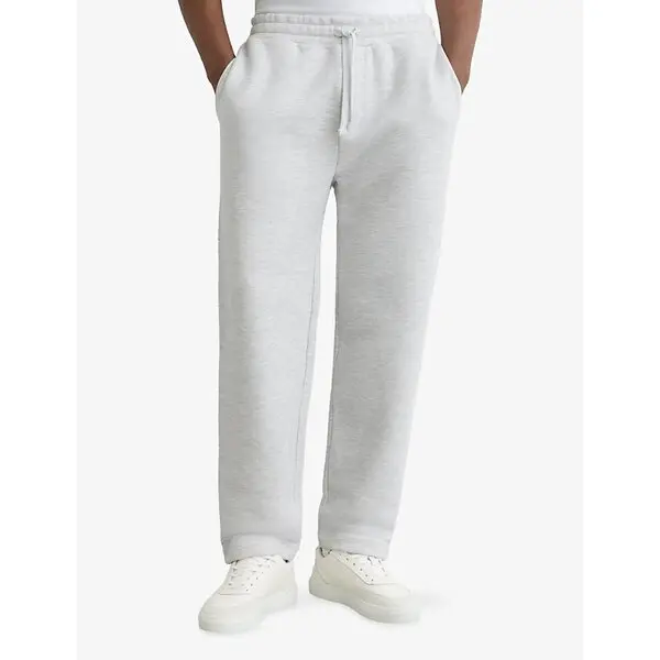 REISS Tanner Drawstring-waist Cotton-blend Jogging Bottoms