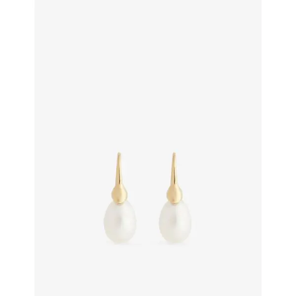 HEAVEN MAYHEM Odette 18ct Pearl Earrings - Gold