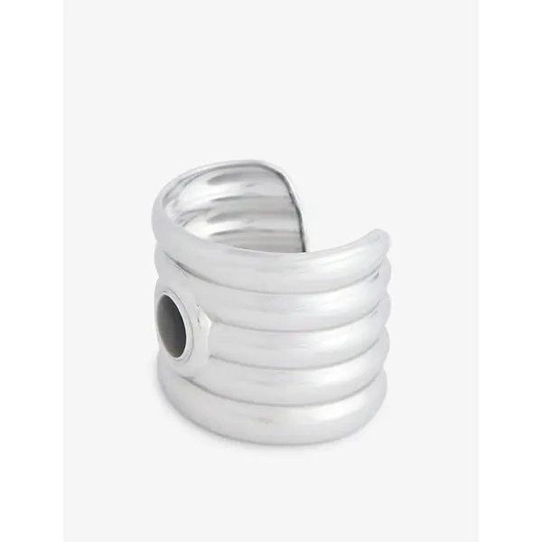 HEAVEN MAYHEM Clarke Stainless Steel Cuff - Silver
