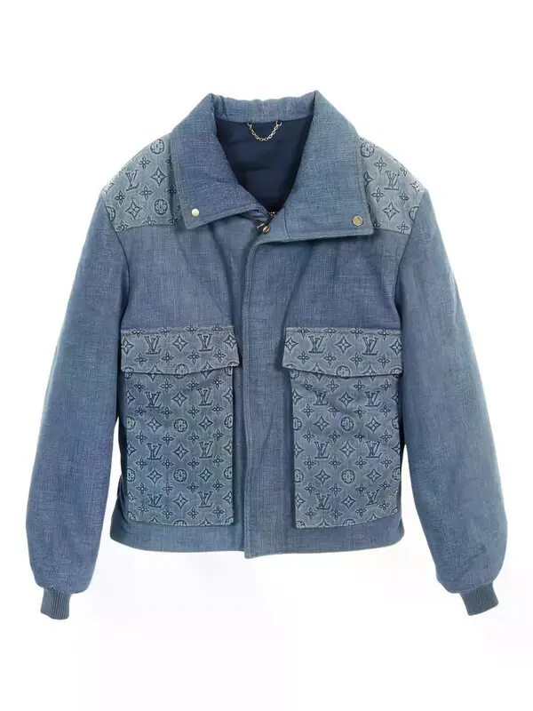LOUIS VUITTON 2020 Monogram Padded Denim Jacket