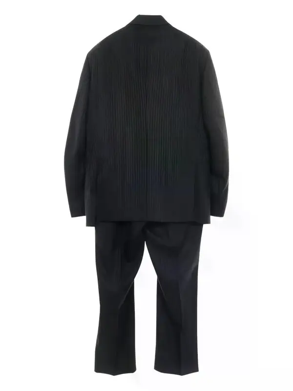 LOUIS VUITTON 2000s Stripe Single Breasted Suit