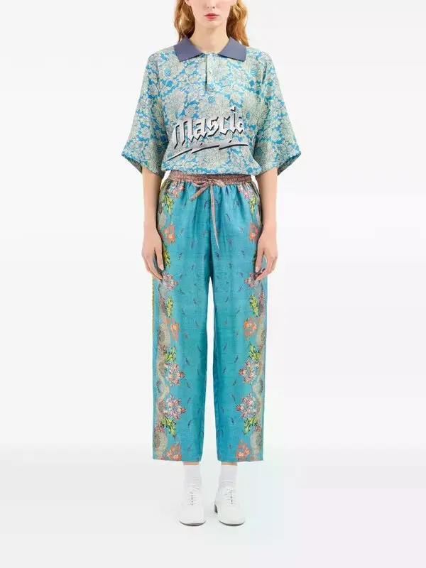 PIERRE-LOUIS MASCIA Floral Print Trousers