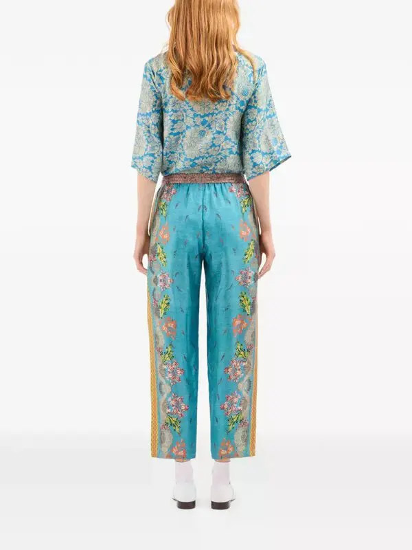 PIERRE-LOUIS MASCIA Floral Print Trousers