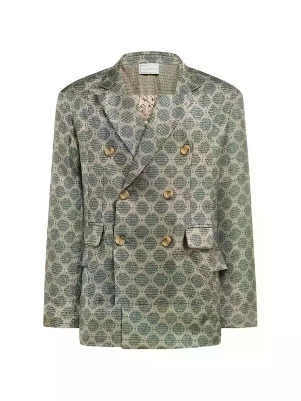 PIERRE-LOUIS MASCIA Geometric Pattern Blazer