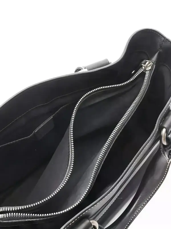 Celine 2010s Boogie Leather Tote Bag - Black
