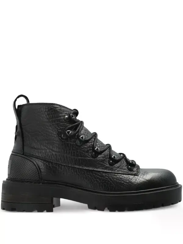ALLSAINTS Grained Lace-up Mccoy Boots