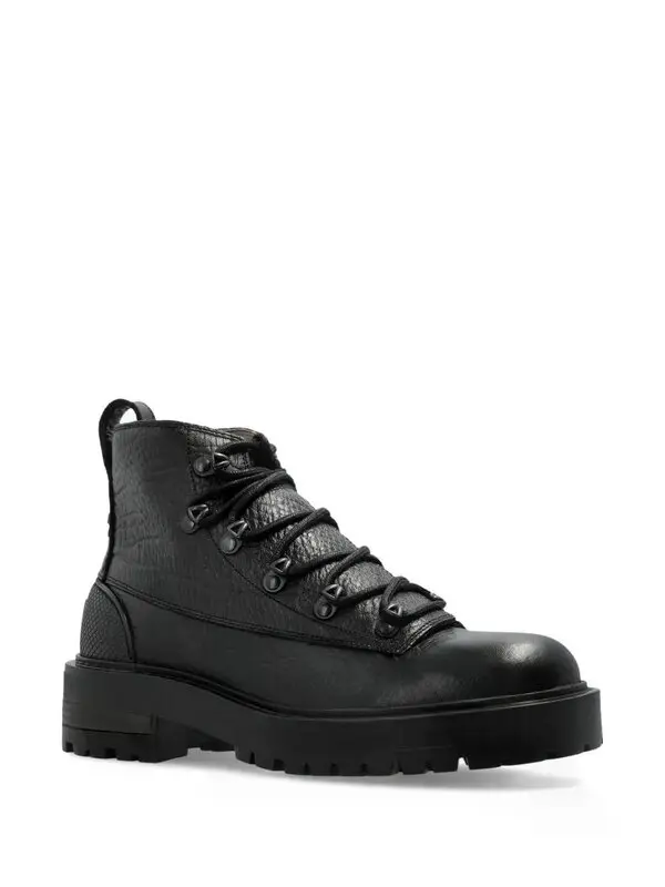 ALLSAINTS Grained Lace-up Mccoy Boots