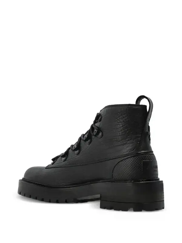 ALLSAINTS Grained Lace-up Mccoy Boots