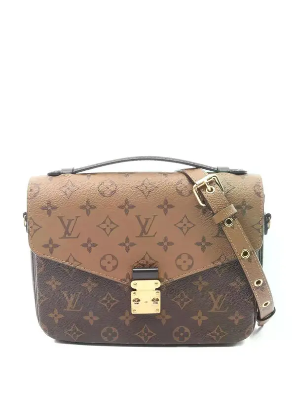 LOUIS VUITTON 2010s Mm Metis Monogram Shoulder Bag - Brown