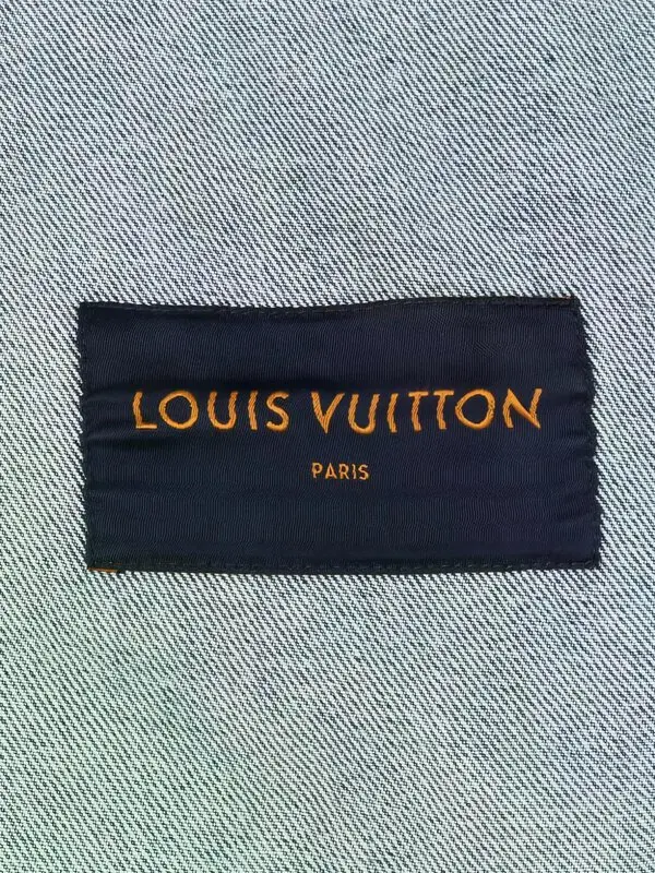 LOUIS VUITTON Monogram-pattern Denim Jacket