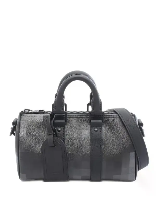 LOUIS VUITTON 2010s Keepall Bandouliere 25 Tote Bag - Grey