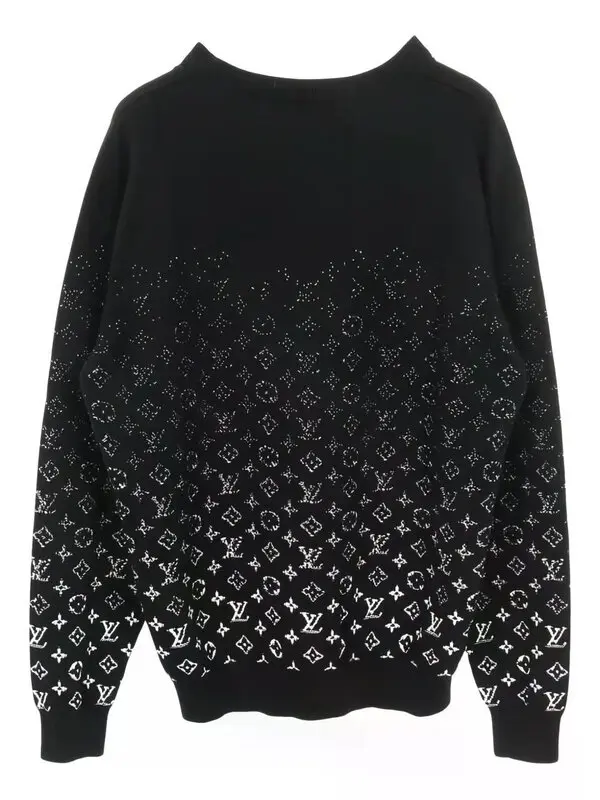 LOUIS VUITTON 2010's Monogram Gradient Knit Sweater