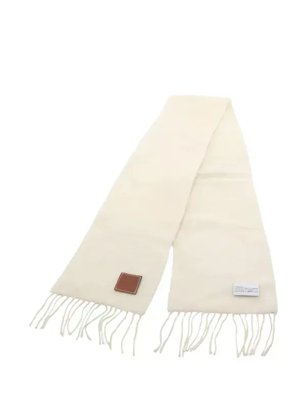 Loewe 2000s Anagram Scarf - Neutrals
