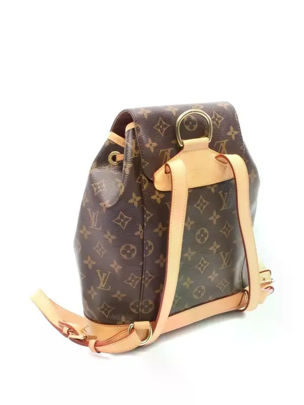 LOUIS VUITTON 2006 Mm Montsouris Monogram Backpack - Brown