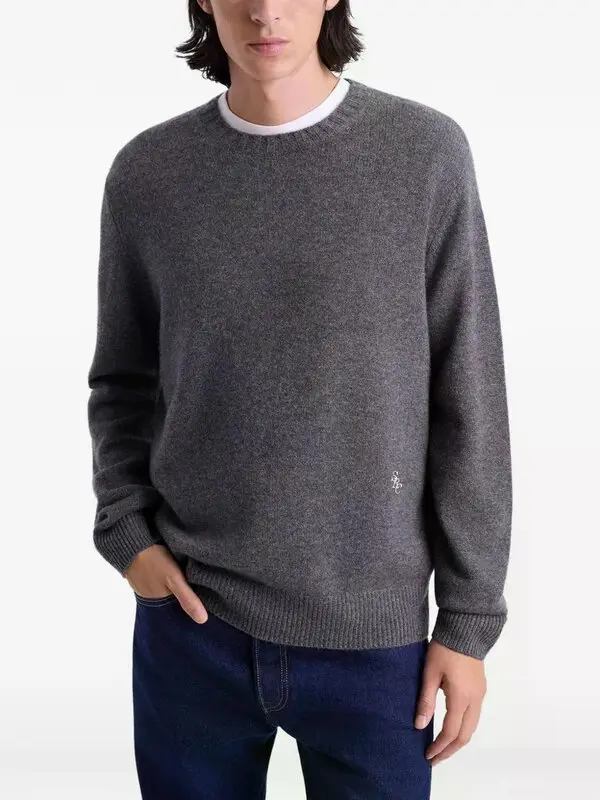 SPORTY & RICH Logo Sweater - Grey