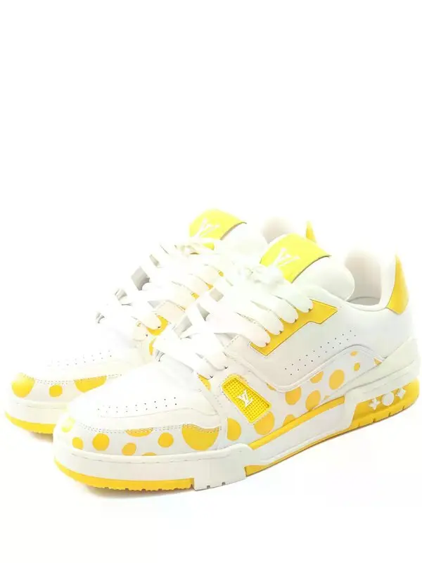 LOUIS VUITTON Yayoi Kusama Infinity Dot Sneakers - White