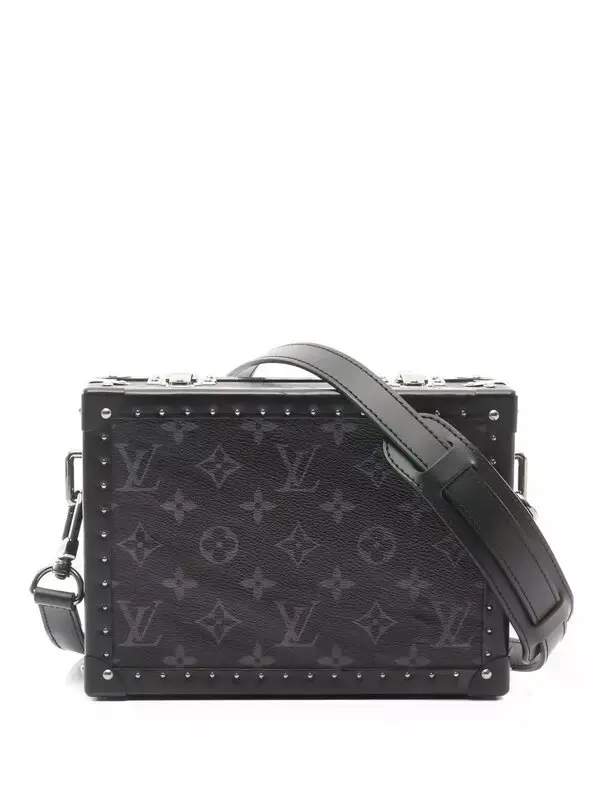 LOUIS VUITTON Monogram Pattern Shoulder Bag - Black
