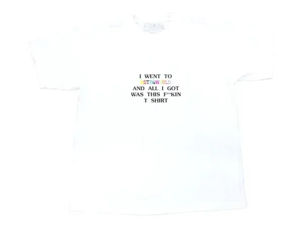 TRAVIS SCOTT I Went To Astroworld Tee Shirt - White