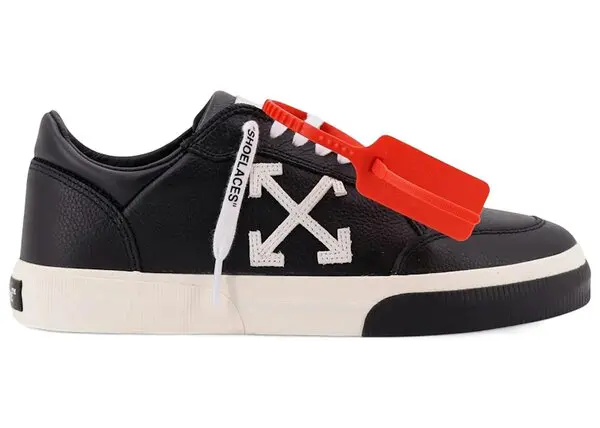 Off-White Off Off New Low Vulcanized Leather - Black/white