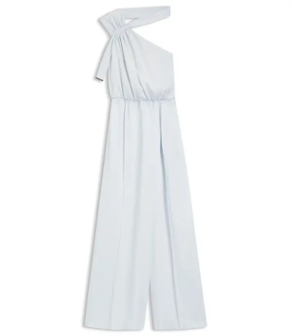BOSS One-shoulder Wrap Jumpsuit - Light Blue