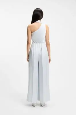 BOSS One-shoulder Wrap Jumpsuit