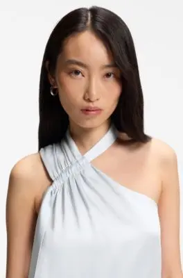 BOSS One-shoulder Wrap Jumpsuit