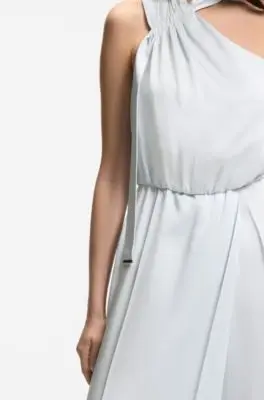 BOSS One-shoulder Wrap Jumpsuit