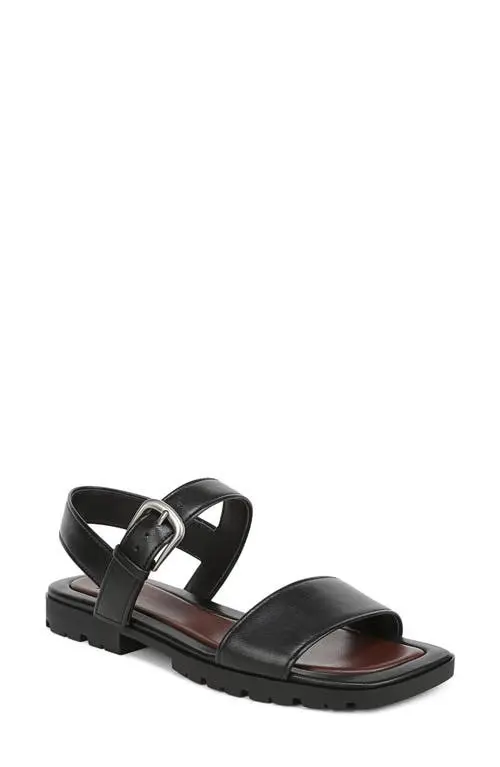 Vince Vega Ankle Strap Sandal - Black